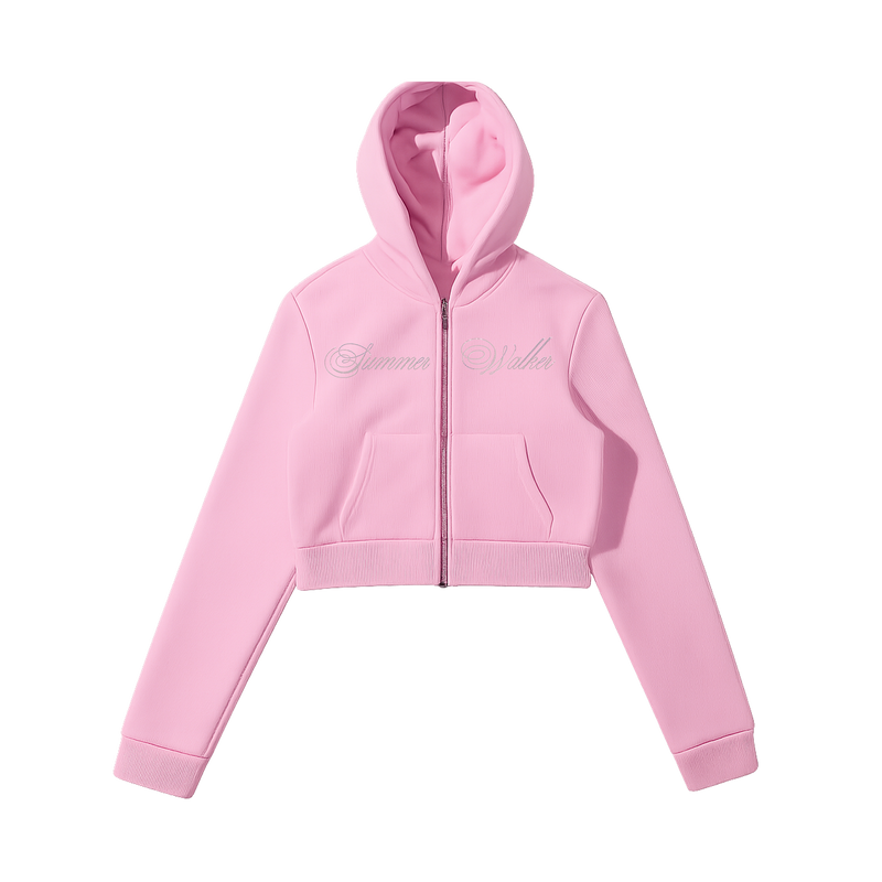Finally Over It Zip Hoodie Pink - Summer Walker Official Store